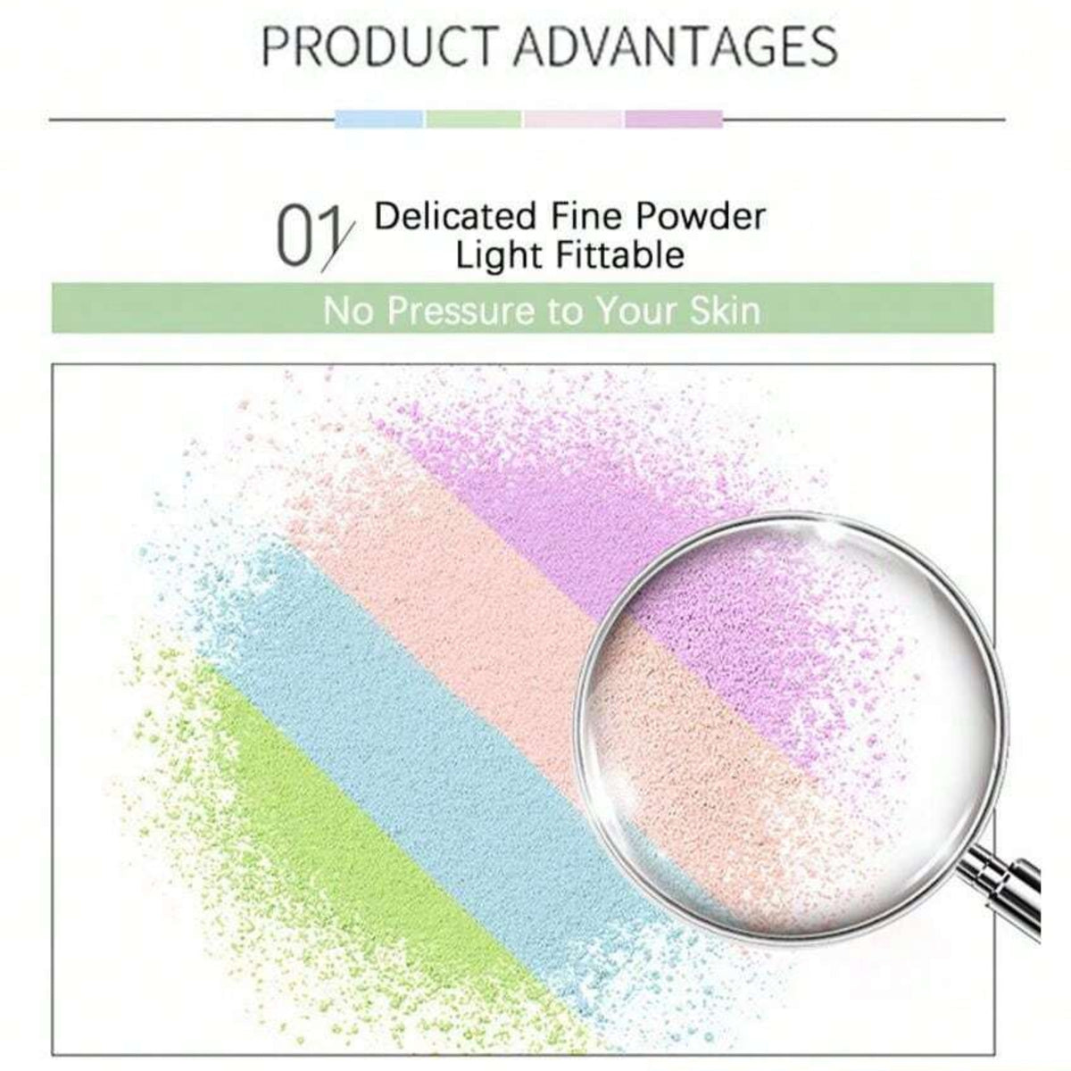 ZEESEA 4 Color Correcting loose powder - Light Color – 302 Signature